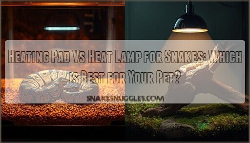 Heating Pad Vs Heat Lamp for Snakes: Which is Best for Your Pet?