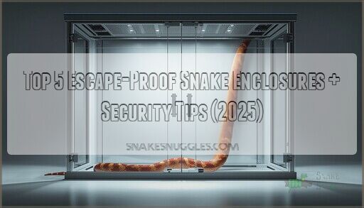 Top 5 Escape-Proof Snake Enclosures + Security Tips (2025)
