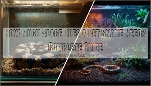 How Much Space Does a Pet Snake Need? Complete Guide