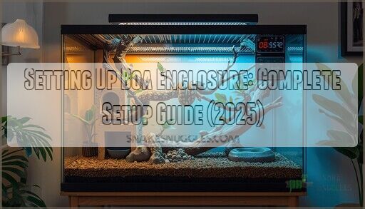Boa Constrictor Enclosure Setup: Size, Materials, and Care Tips