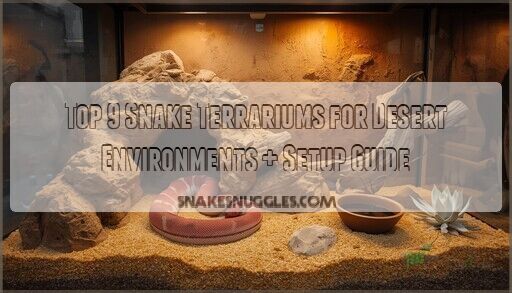 Top 9 Snake Terrariums for Desert Environments + Setup Guide