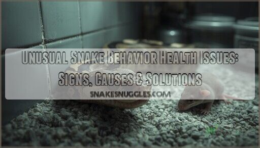 Unusual Snake Behavior Health Issues: Signs, Causes & Solutions