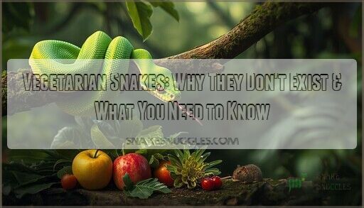 Vegetarian Snakes: Why They Don't Exist & What You Need to Know