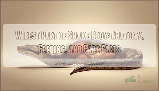 Widest Part of Snake Body: Anatomy, Feeding, and Care Facts