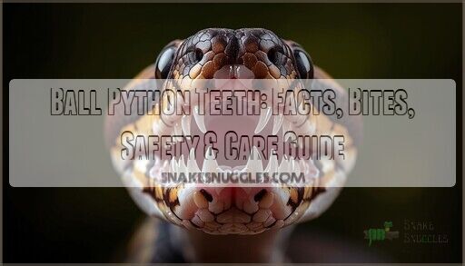 Ball Python Teeth: Facts, Bites, Safety & Care Guide