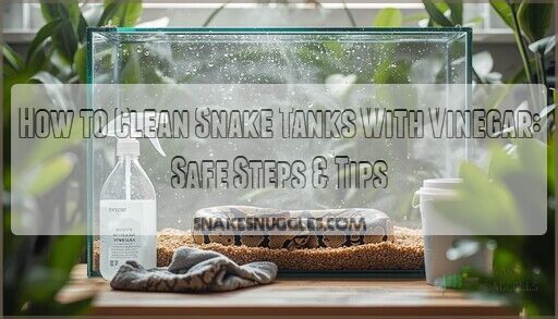 How to Clean Snake Tanks With Vinegar: Safe Steps & Tips