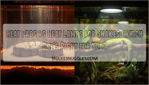Heat Pads Vs Heat Lamps for Snakes: Which One's Right for You?