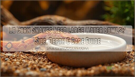 Do Corn Snakes Need Large Water Bowls? Size, Depth & Care Guide