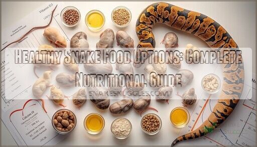 Healthy Snake Food Options: Complete Nutritional Guide