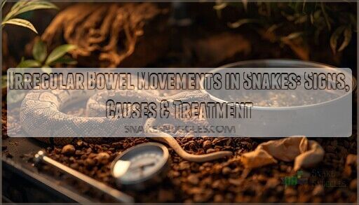 Irregular Bowel Movements in Snakes: Signs, Causes & Treatment