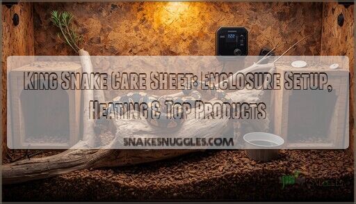 King Snake Care Sheet: Enclosure Setup, Heating & Top Products