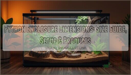 Python Enclosure Dimensions: Size Guide, Setup & Products