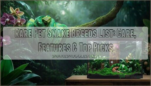 Rare Pet Snake Breeds List: Care, Features & Top Picks