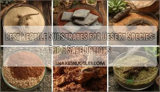 Best Reptile Substrates for Desert Species: Top 6 Safe Options