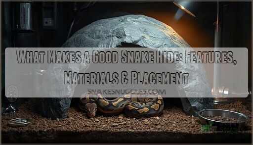 What Makes a Good Snake Hide: Features, Materials & Placement