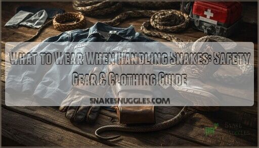 What to Wear When Handling Snakes: Safety Gear & Clothing Guide