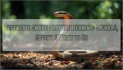 Defensive Snake Posture Meaning: Signals, Safety & What to Do
