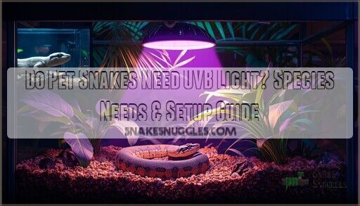 Do Pet Snakes Need UVB Light? Species Needs & Setup Guide