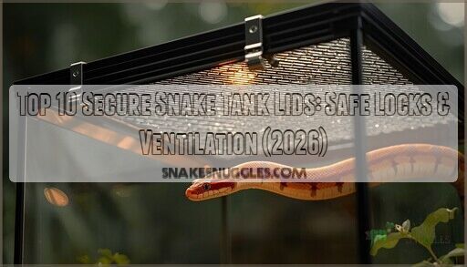 Top 10 Secure Snake Tank Lids: Safe Locks & Ventilation (2026)
