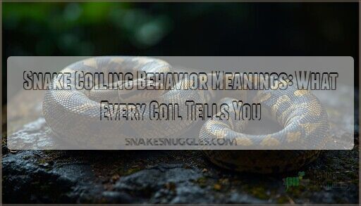 Snake Coiling Behavior Meanings: What Every Coil Tells You