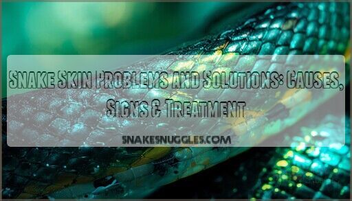Snake Skin Problems and Solutions: Causes, Signs & Treatment