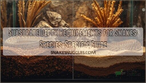 Substrate Depth Requirements for Snakes: Species-Specific Guide