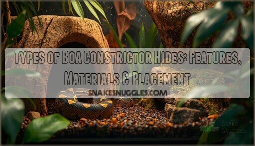 Types of Boa Constrictor Hides: Features, Materials & Placement