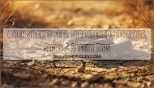 When Snakes Feel Threatened: Behavior, Signs & Safety Tips