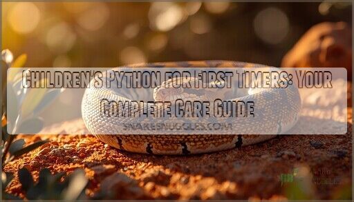 Children's Python for First Timers: Your Complete Care Guide