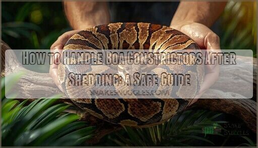 How to Handle Boa Constrictors After Shedding: a Safe Guide