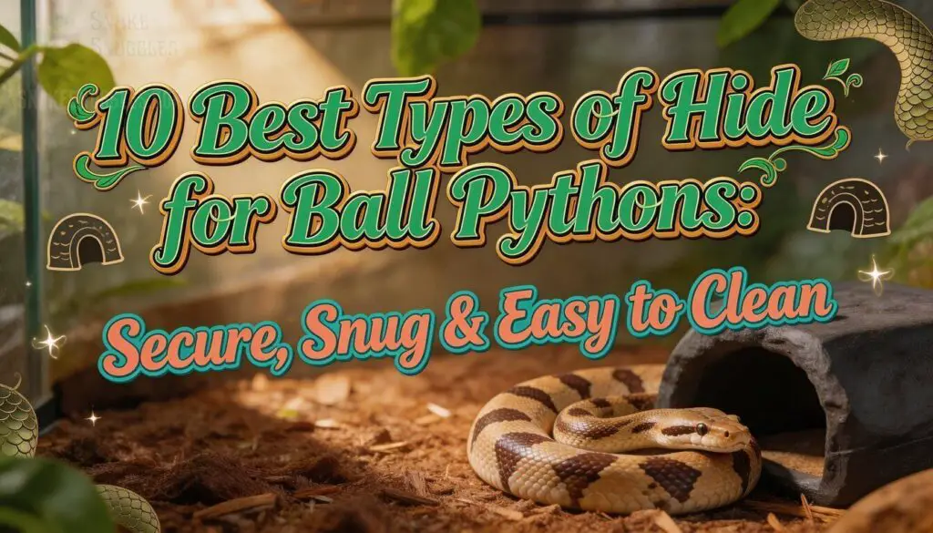 10 Best Types of Hide for Ball Pythons: Secure, Snug & Easy to Clean
