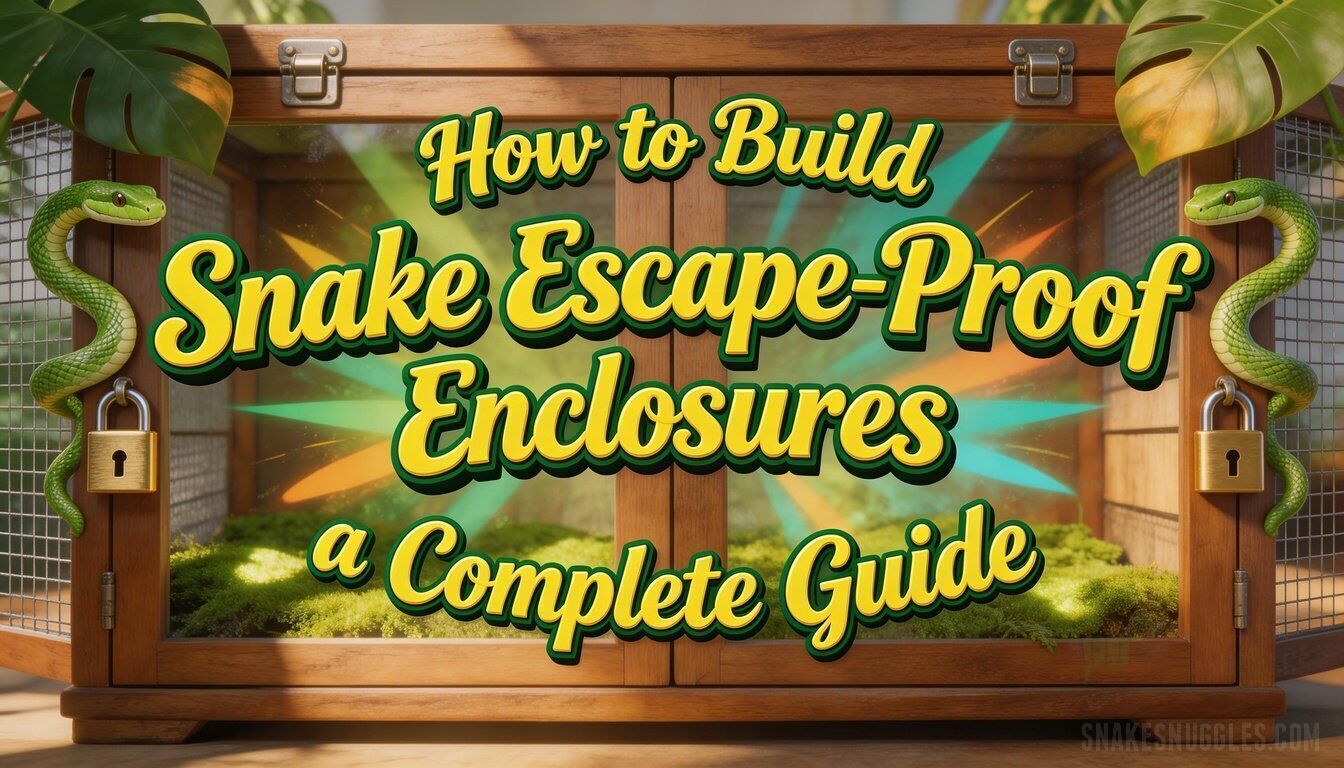 How to Build Snake Escape-Proof Enclosures: a Complete Guide