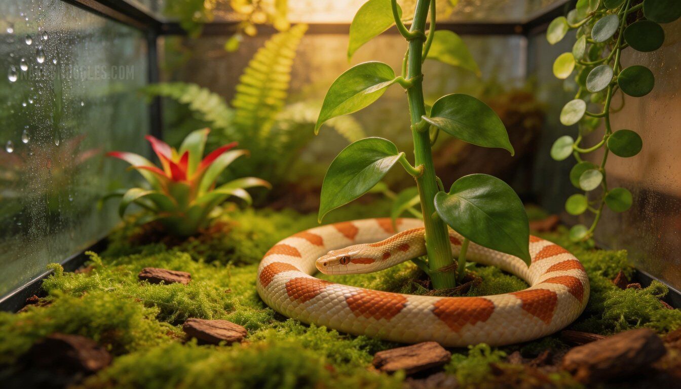 Safe Plants for a Corn Snake Terrarium: Top Picks & Care Tips