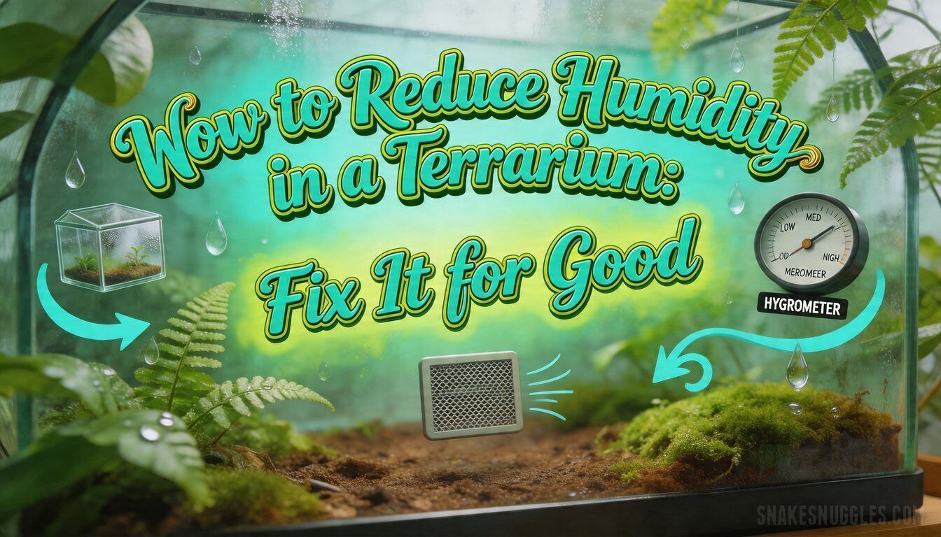 How to Reduce Humidity in a Terrarium: Fix It for Good