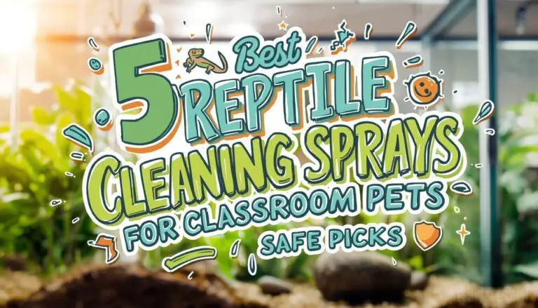 5 Best Reptile Cleaning Sprays for Classroom Pets (Safe Picks)