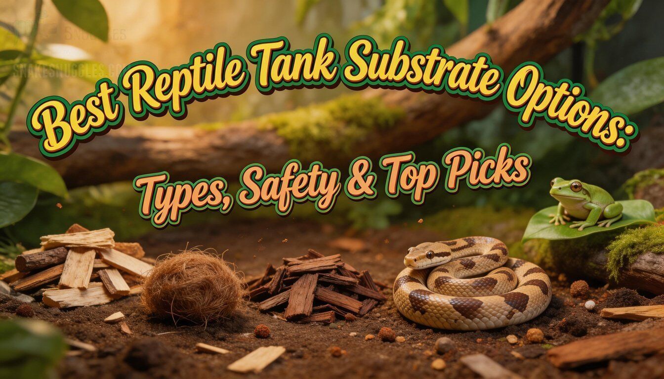 Best Reptile Tank Substrate Options: Types, Safety & Top Picks