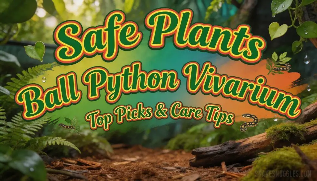 Safe Plants for Ball Python Vivarium: Top Picks & Care Tips