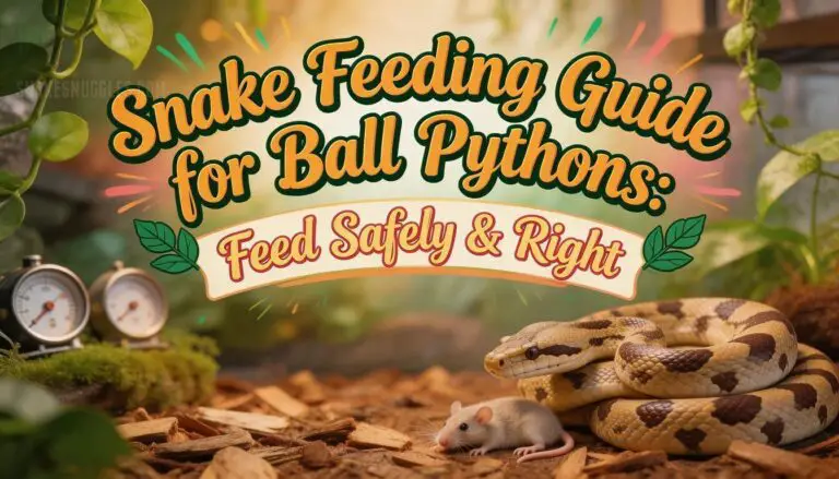 Snake Feeding Guide for Ball Pythons: Feed Safely & Right