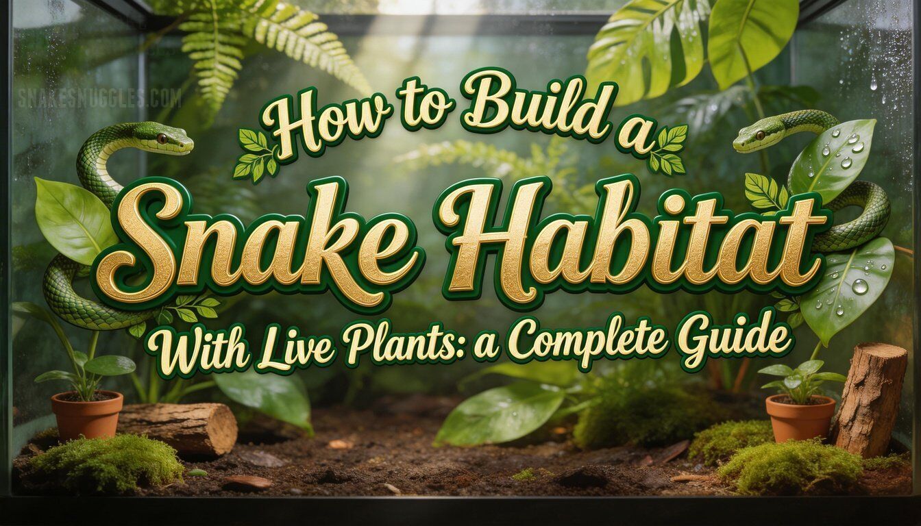 How to Build a Snake Habitat With Live Plants: a Complete Guide