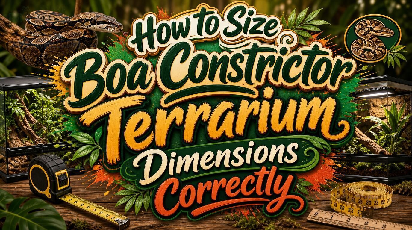 Boa Terrarium Setup Guide: Size, Substrate & Humidity (2025)