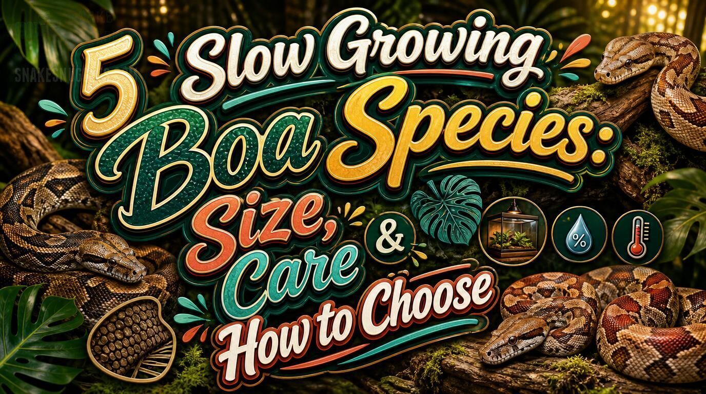 Boa Terrarium Setup Guide: Size, Substrate & Humidity (2025)