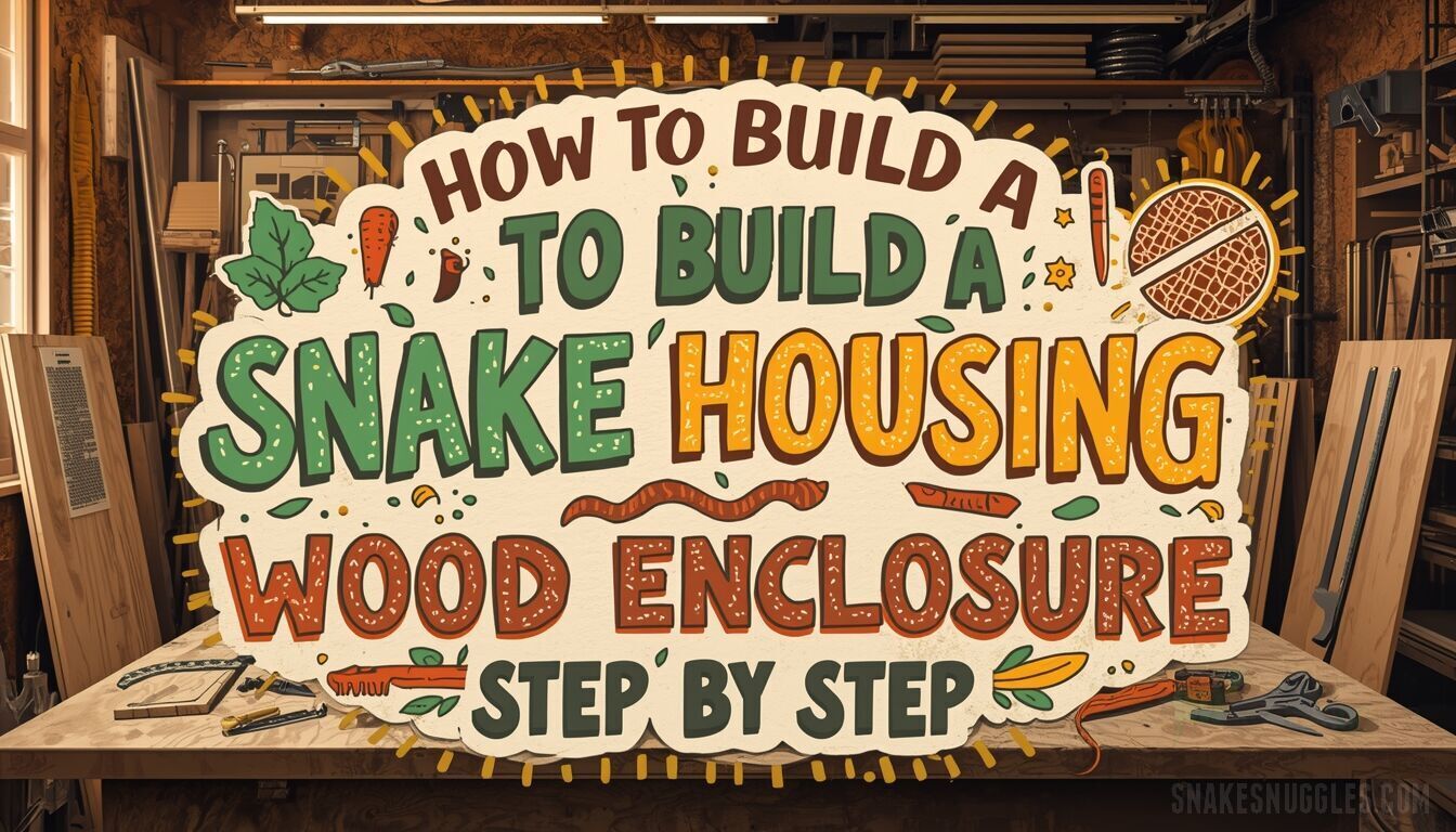How to Build a Safe Snake Housing Wood Enclosure Step by Step