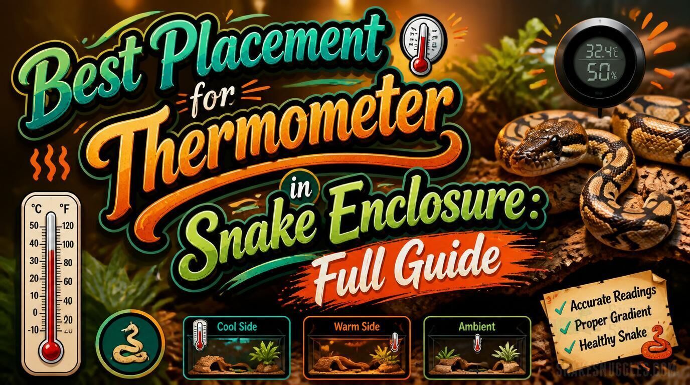 Best Placement for Thermometer in Snake Enclosure: Full Guide