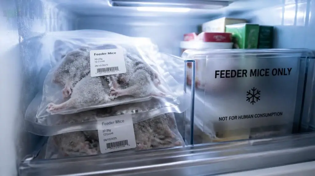 How to Store Frozen Feeder Mice at Home Safely and Correctly