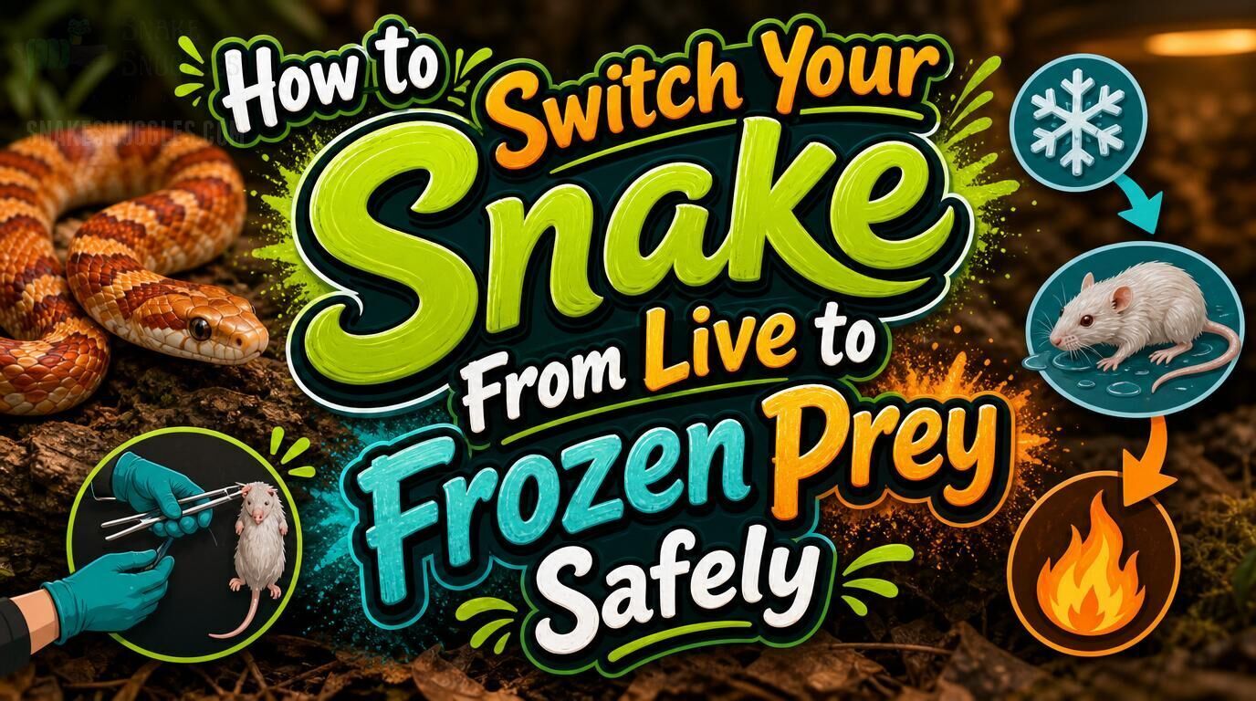 How to Switch Your Snake From Live to Frozen Prey Safely