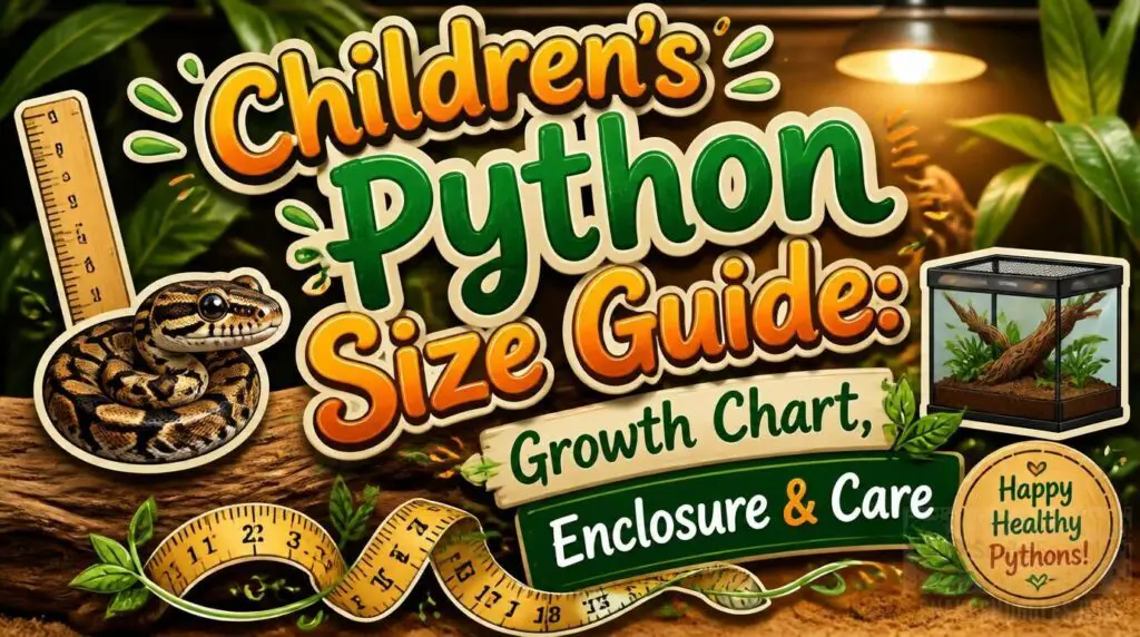 Children's Python Size Guide: Growth Chart, Enclosure & Care