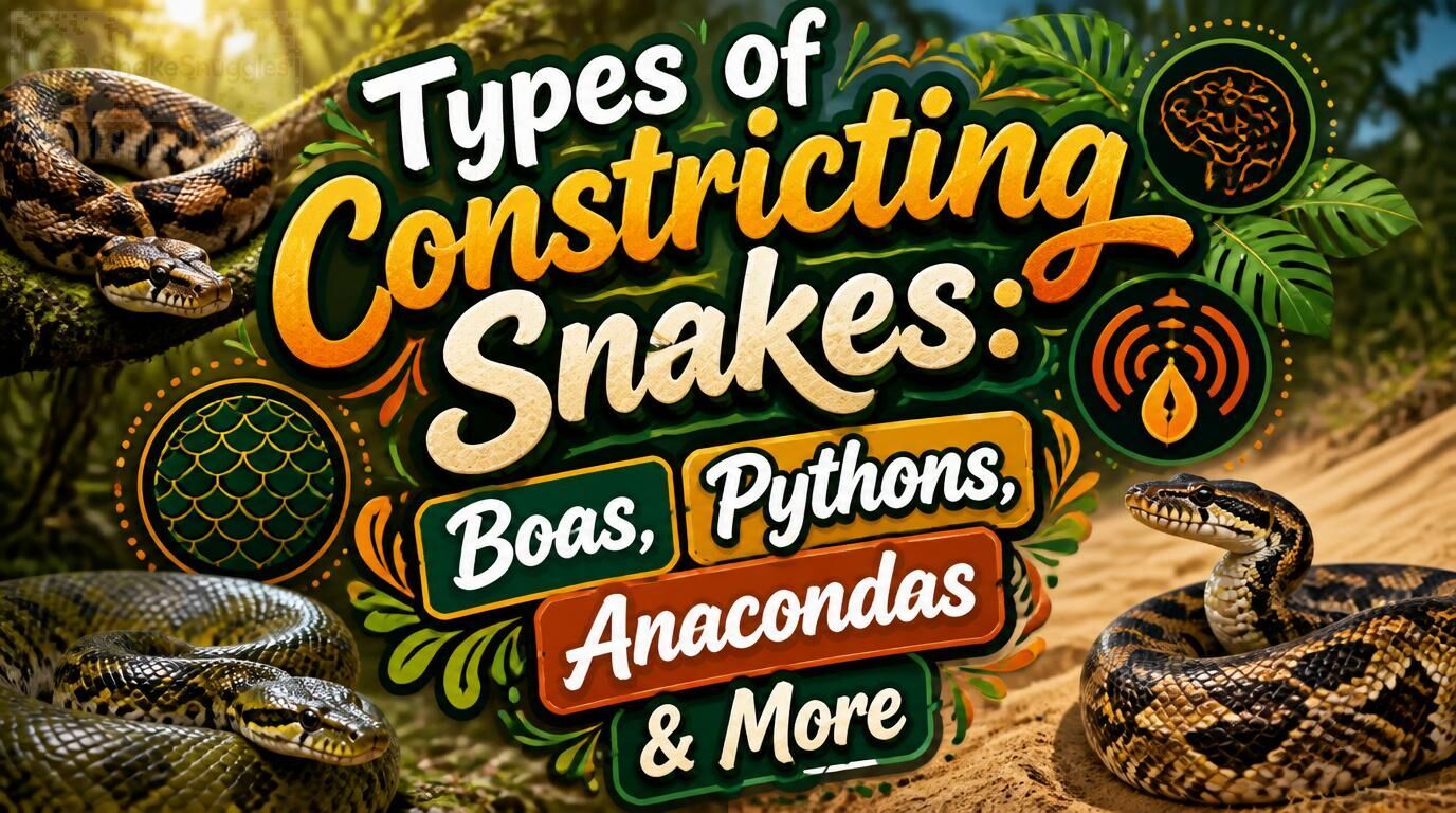 Types of Constricting Snakes: Boas, Pythons, Anacondas & More